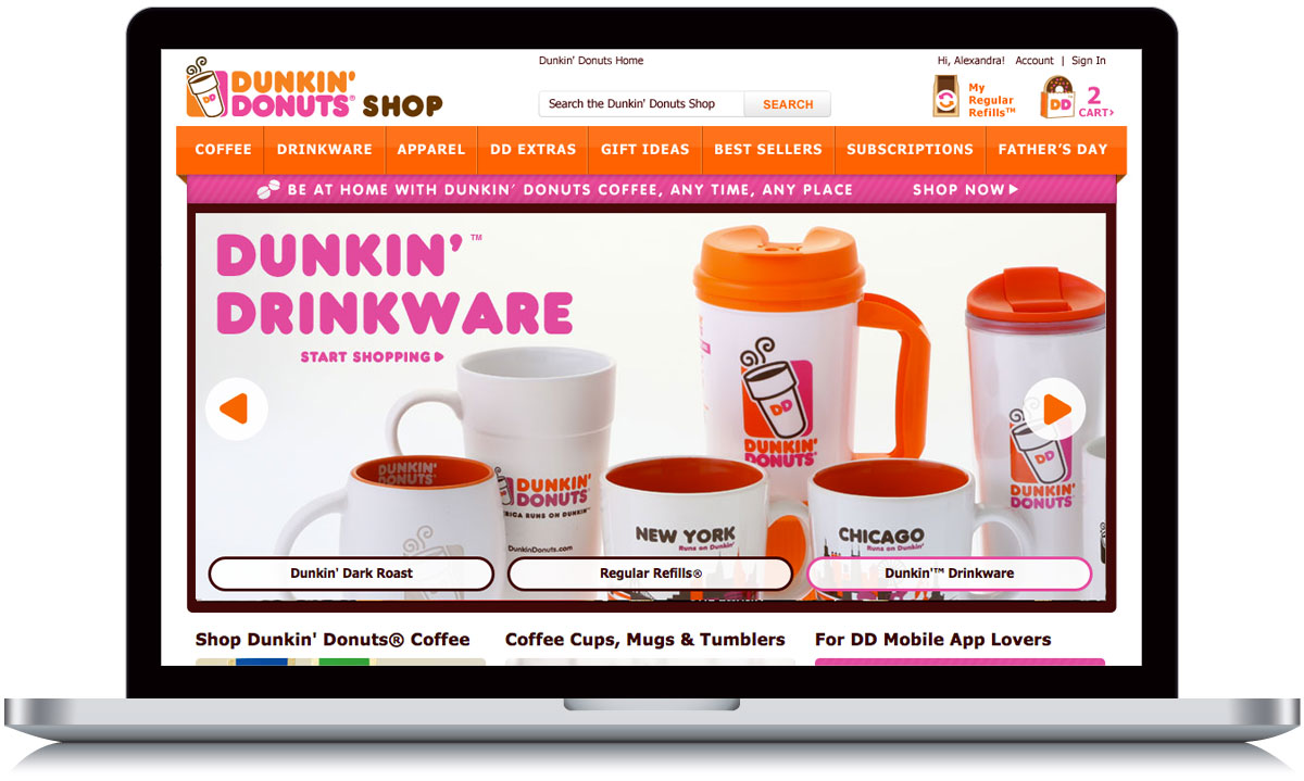 Dunkin Donuts Shop Design | Julie Arnold, Creative Director, DTC ...